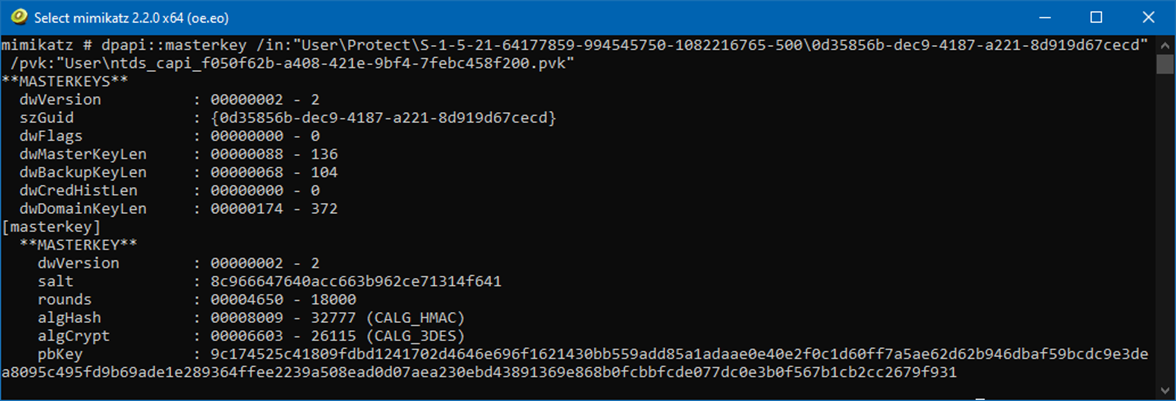 Cqlabs Extracting Roamed Private Keys From Active Directory By Michael Grafnetter Cqure Academy